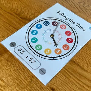 Telling Time, Learn to Tell Time, Learning Time, What Time is It, How ...