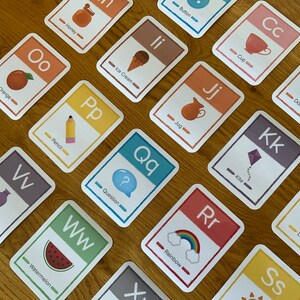 Alphabet Flashcards, ABC Flashcards, Homeschool, Toddler Activity ...