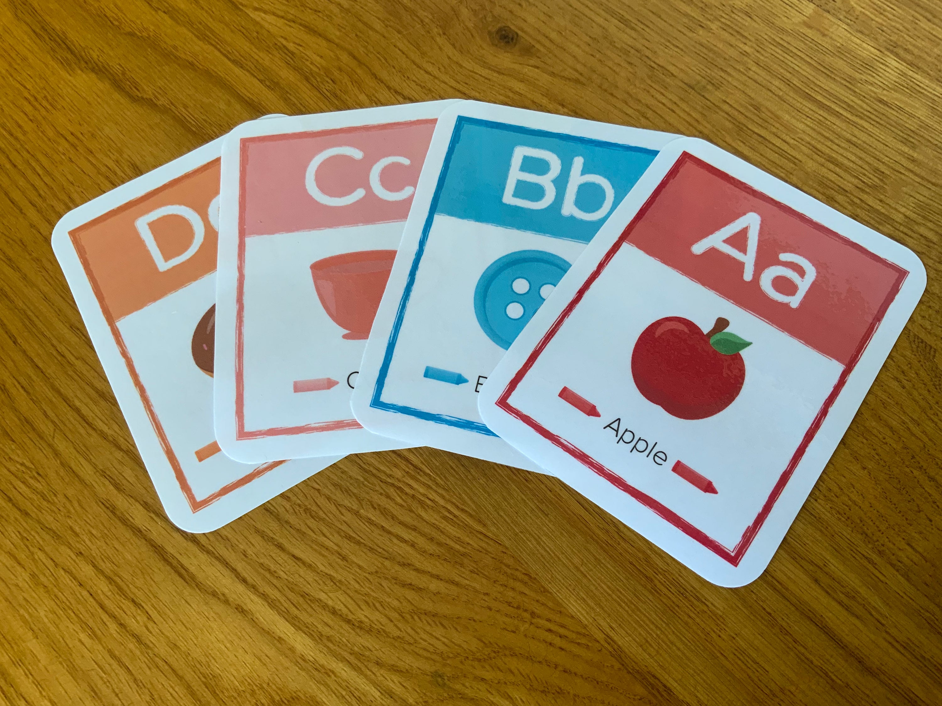 Alphabet Flashcards, ABC Flashcards, Homeschool, Toddler Activity ...