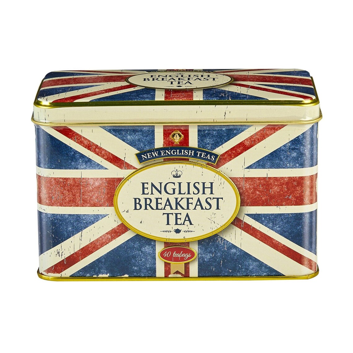 Retro Union Jack English Breakfast Tea Tin 40 Teabags - Etsy