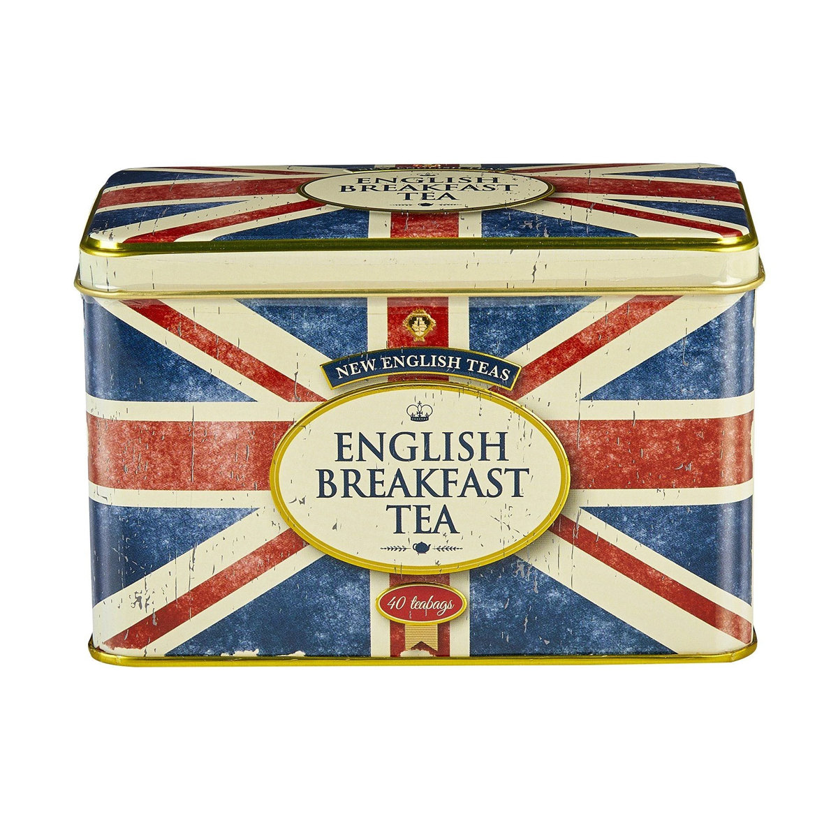 Retro Union Jack English Breakfast Tea Tin 40 Teabags - Etsy