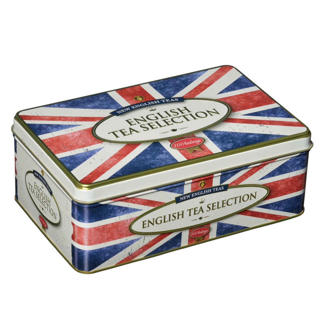 Retro Union Jack Fine English Tea Selection 100 Tea Bags - Etsy