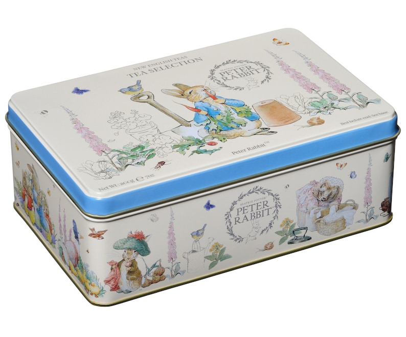 Beatrix Potter English Tea Selection Tin 100 Teabags - Etsy Beatrix Potter English Tea Selection Tin 100 Teabags - Etsy