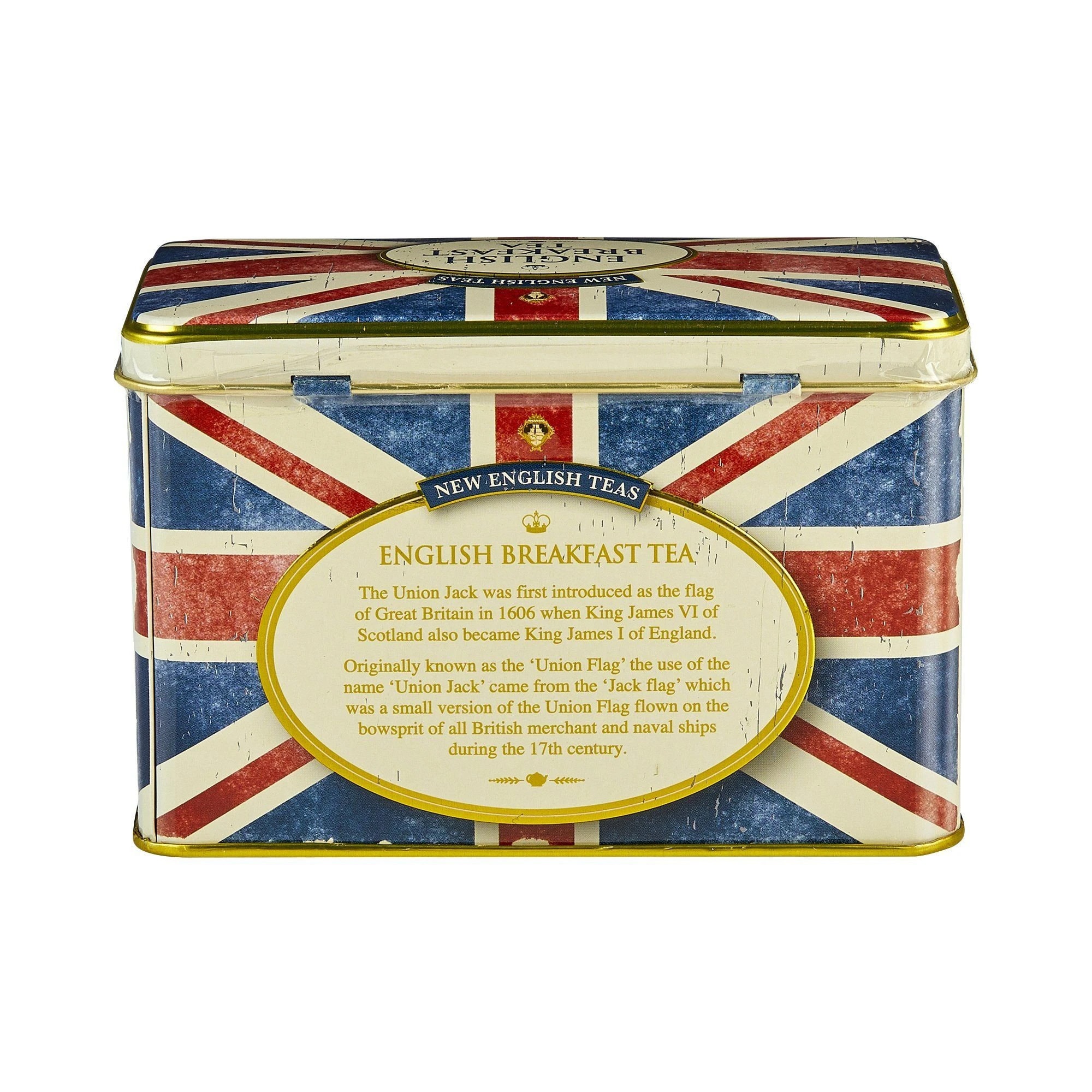 Retro Union Jack English Breakfast Tea Tin 40 Teabags - Etsy