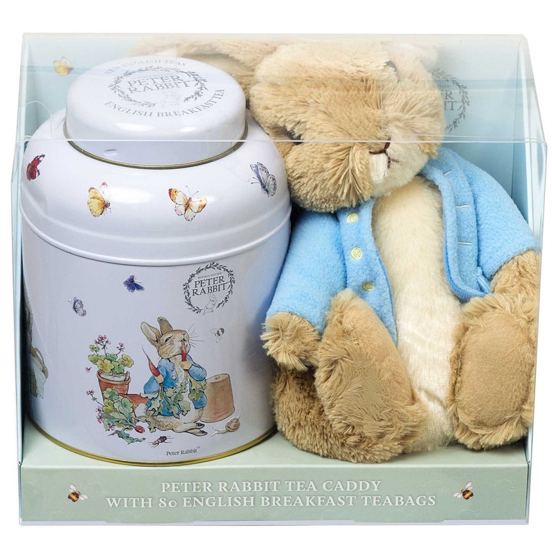 Peter Rabbit Gift Set With Tea Caddy and Plush Toy - Etsy
