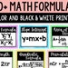 Math Formula Posters, Geometry Formula Posters, Volume Posters, Surface ...