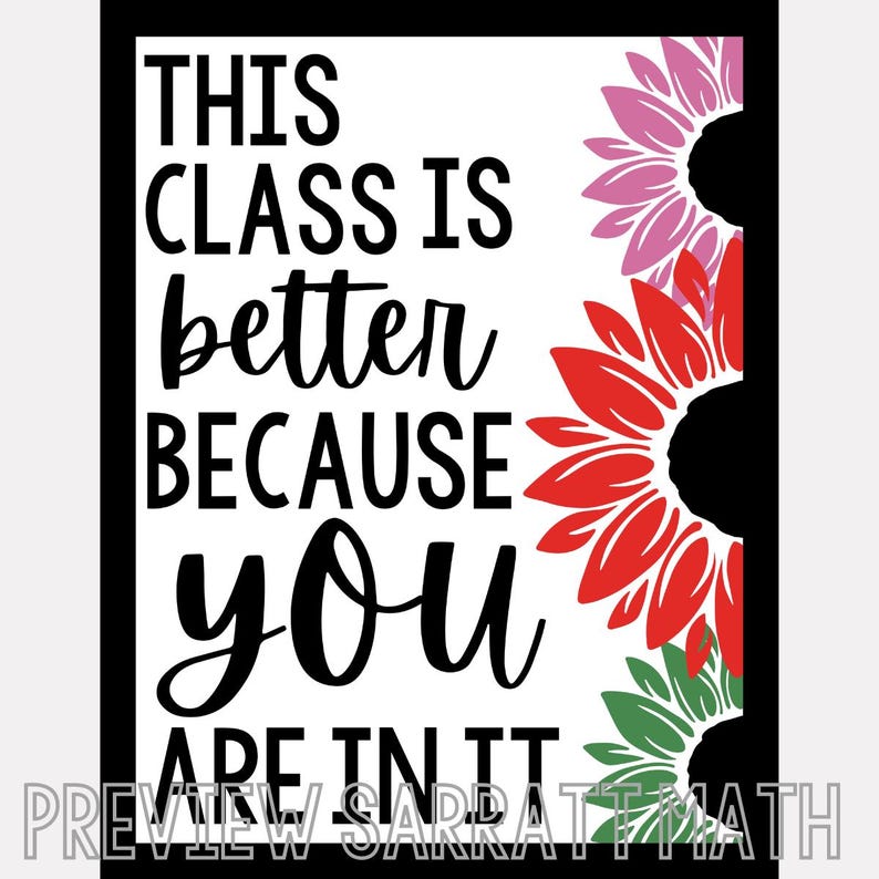 Positive Classroom Posters, Printable Classroom Posters, Classroom ...