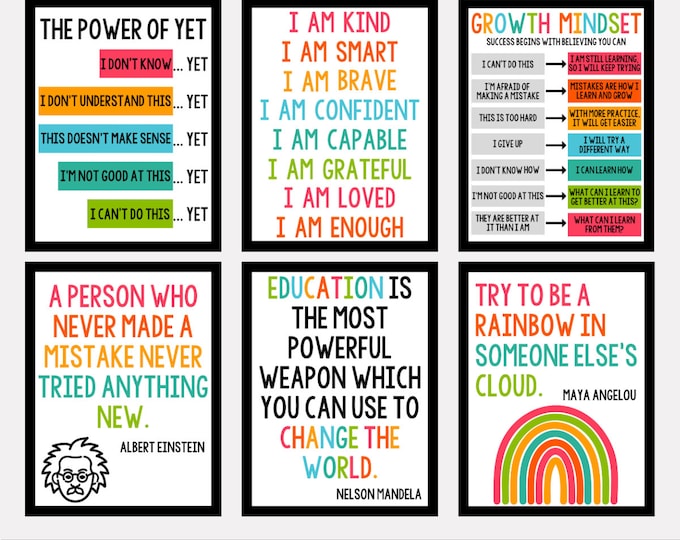 Teacher Motivation Quotes, Classroom Posters Elementary, Teacher ...
