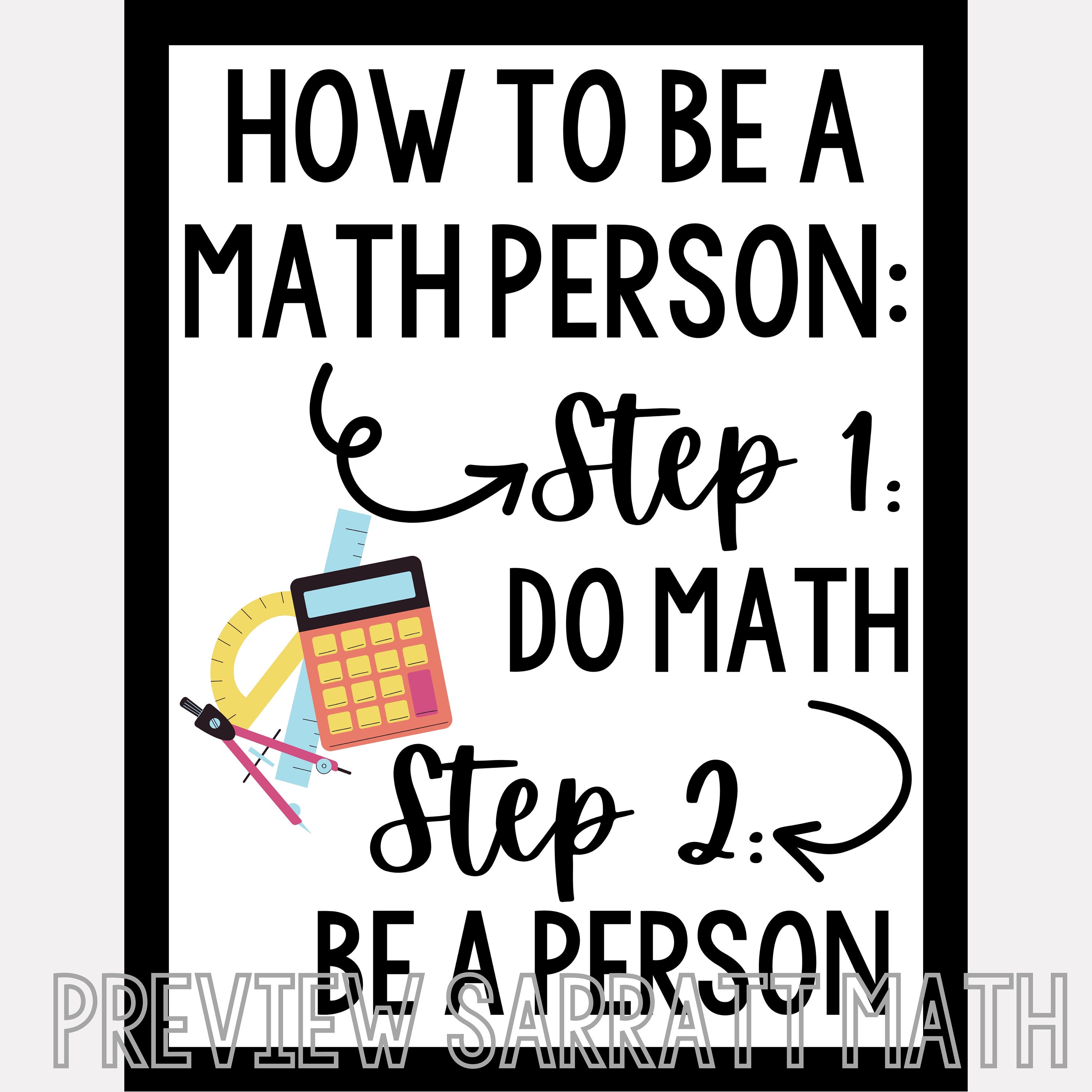 Funny Math Classroom Posters, Funny Math Poster, Classroom Decor ...