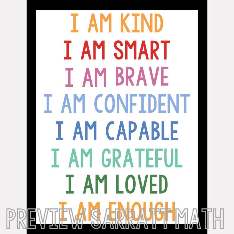Growth Mindset Posters, Positive Classroom Posters, Inspirational ...