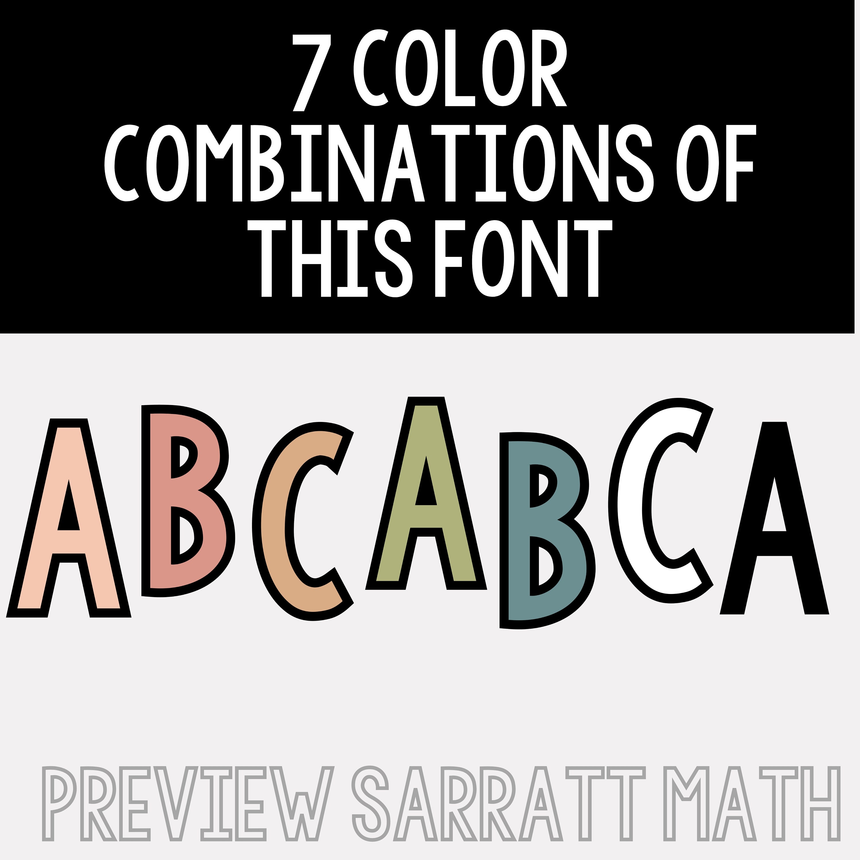 Boho Bulletin Board Letters: Colorful Classroom Decor (digital Download ...