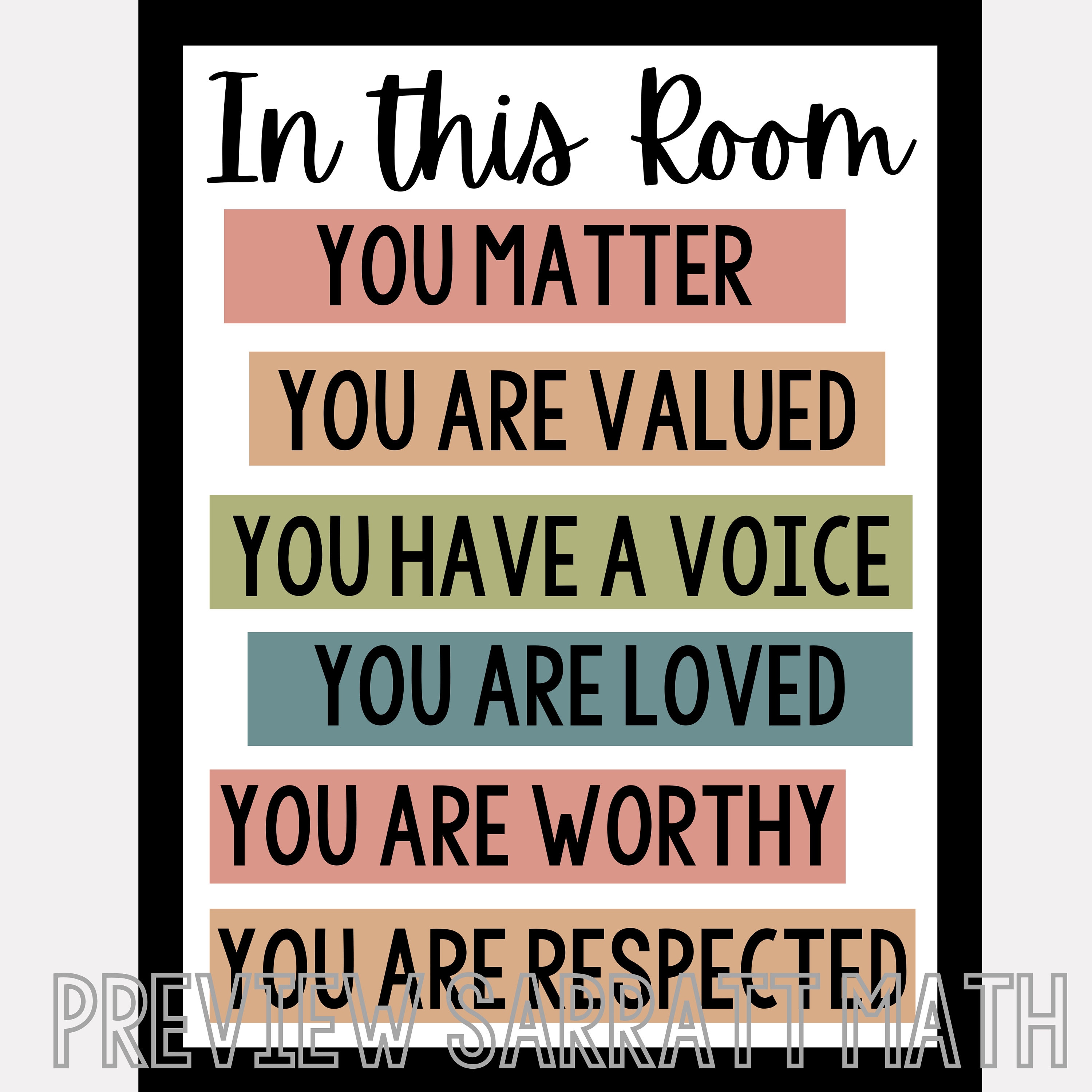 Positive Classroom Posters, Printable Classroom Posters, Classroom ...