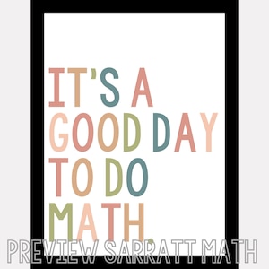 Boho Math Classroom Poster Set: Algebra Decor (digital Download) - Etsy