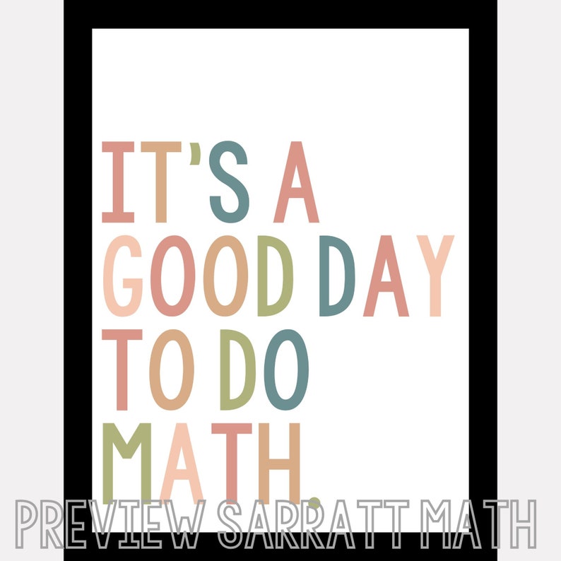 Boho Math Classroom Posters Classroom Decor Classroom - Etsy
