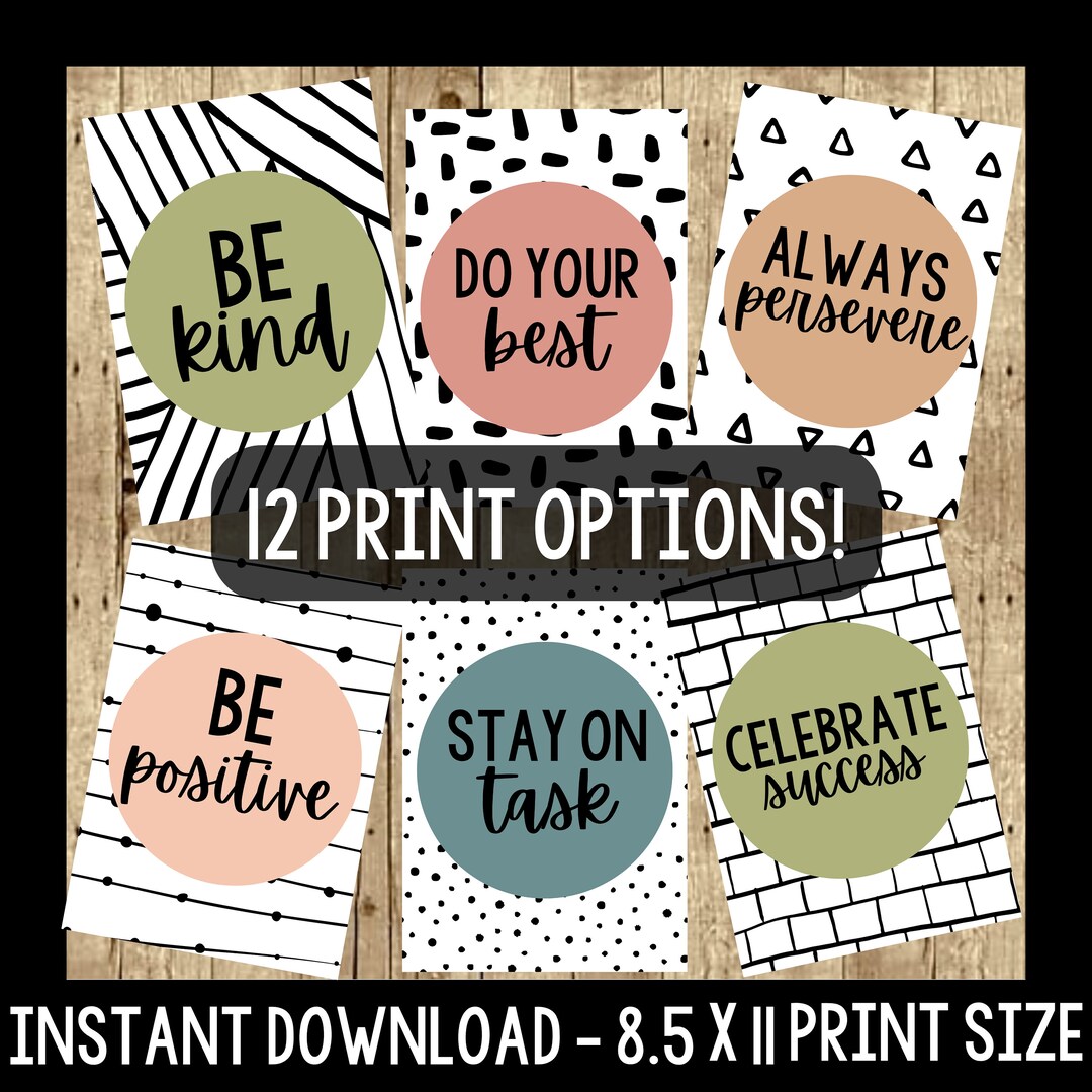 SEL Posters - Motivational Posters - Classroom Decor - Classroom ...
