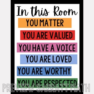 Positive Classroom Posters, Printable Classroom Posters, Classroom ...