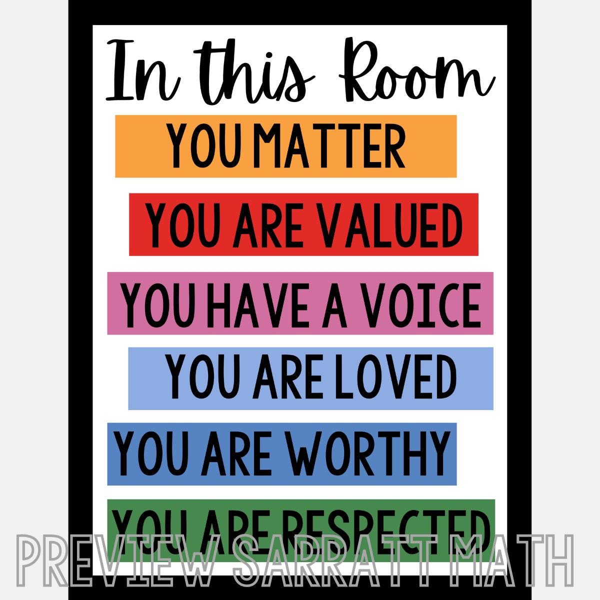 Positive Classroom Posters, Printable Classroom Posters, Classroom ...