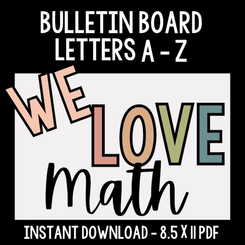 Bulletin Board Letters - Etsy