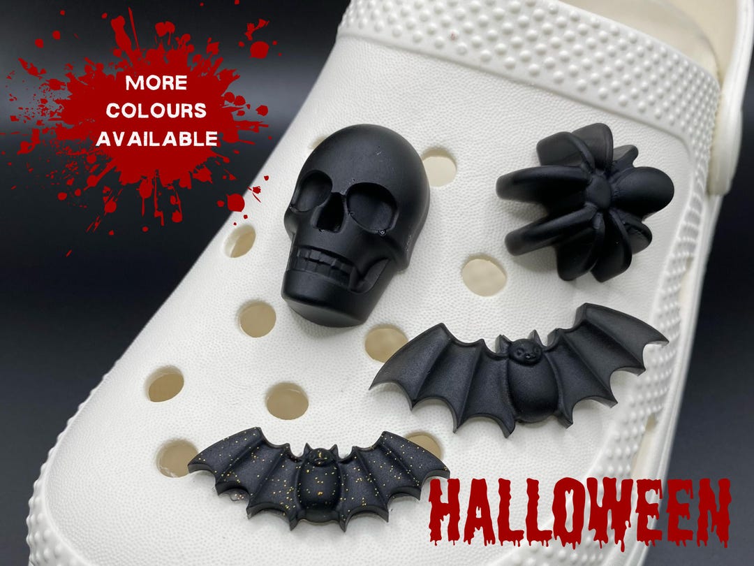 Halloween Croc Charms Mini Cute Gothic Scary Adams Family Girlfriend ...