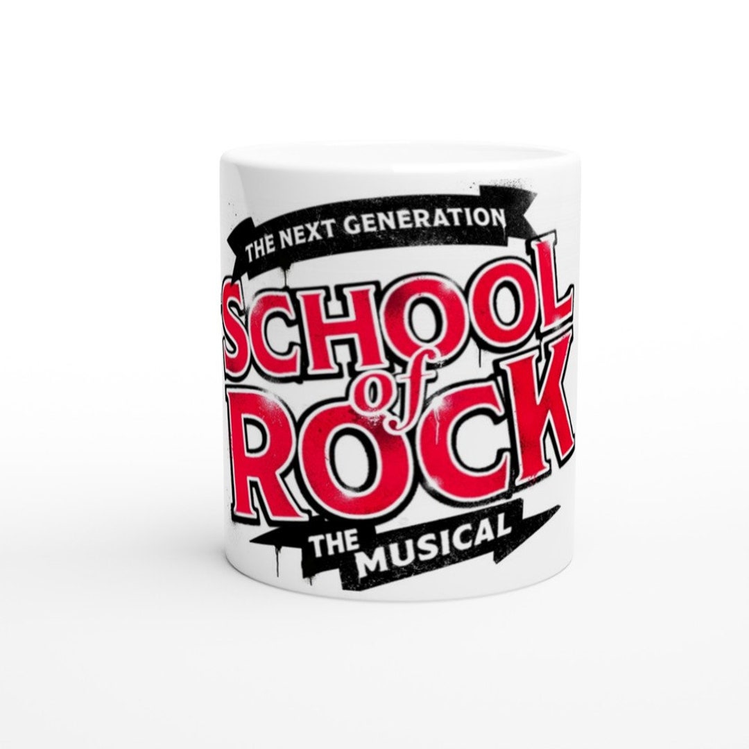 School of Rock Mug: Musical & Theatre Gifts White 11oz Ceramic Mug ...