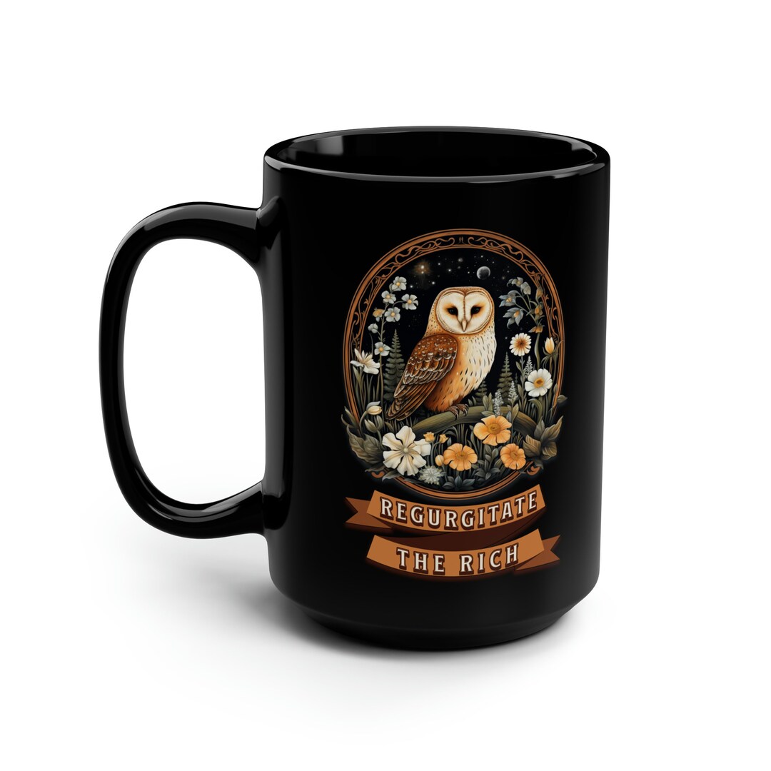 Regurgitate the Rich Mug, Eat the Rich Cup, Gift for Socialist, Present ...