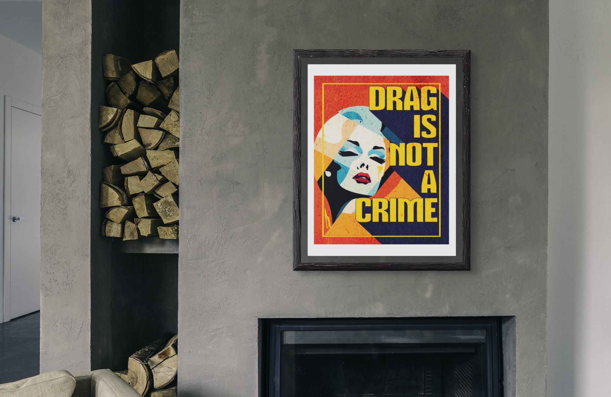 Drag is Not A Crime Poster Save the Queens Wall Art Support - Etsy