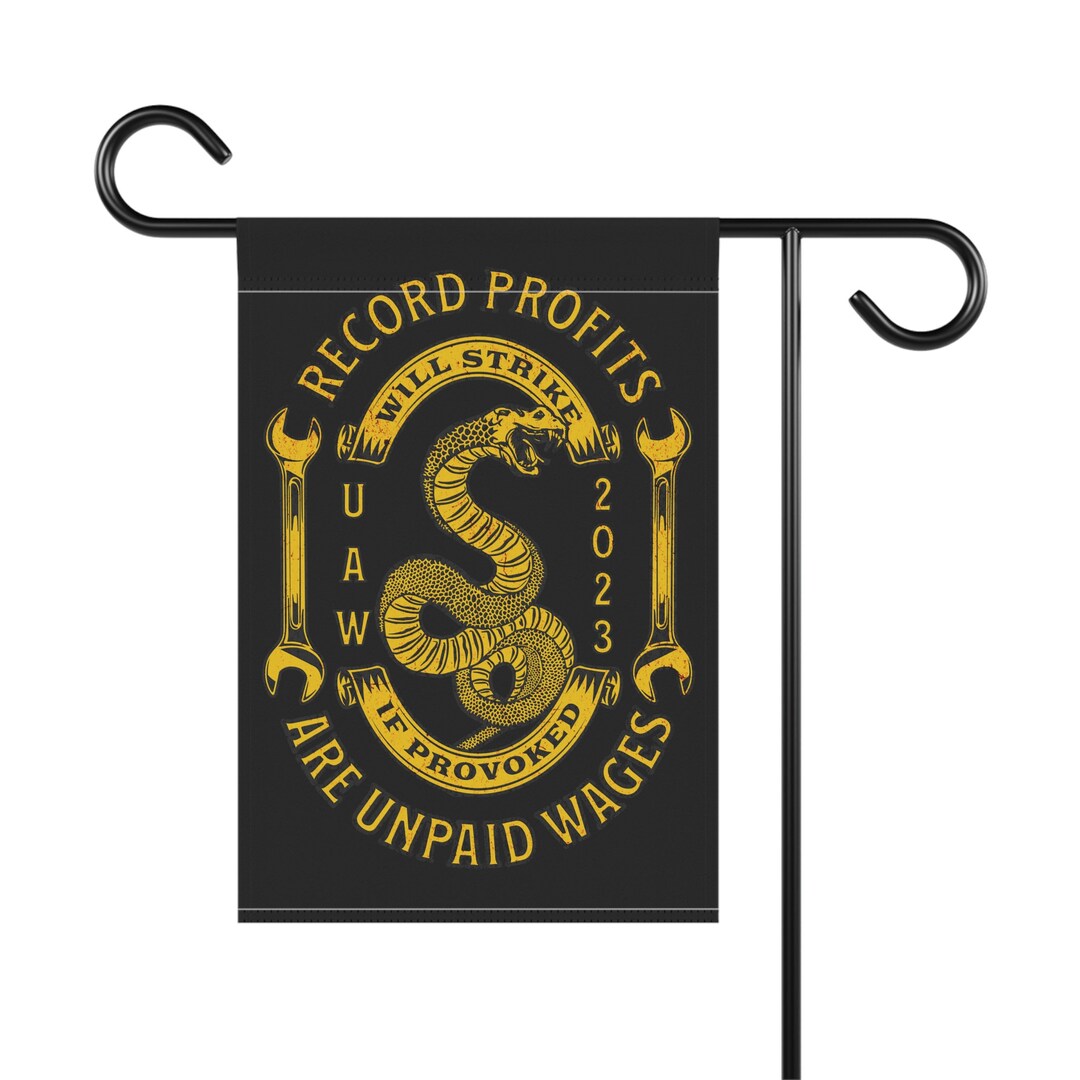 Commemorative UAW 2023 Strike Flag, Union Strong House Banner, United ...