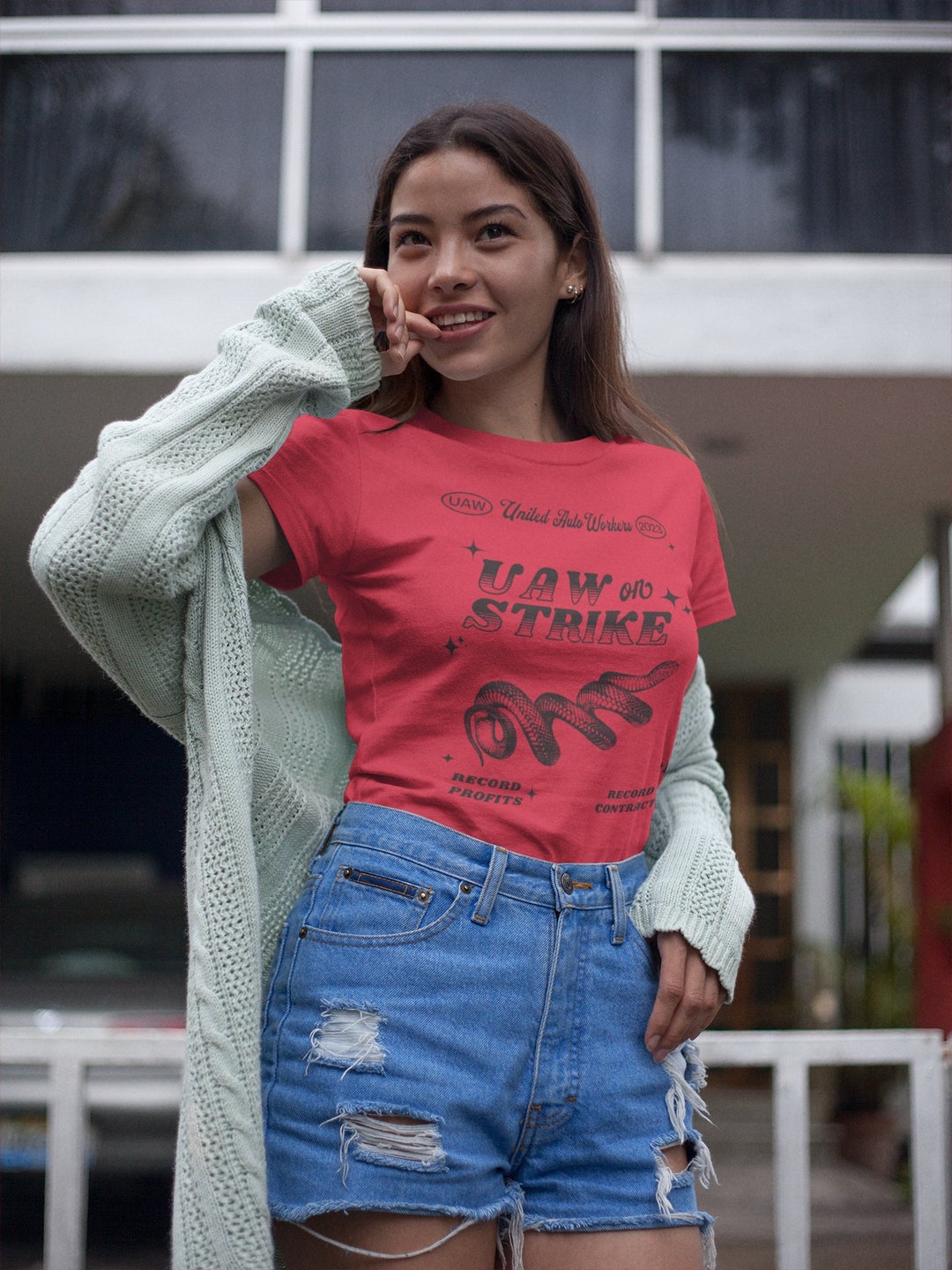 Old School Style UAW Strike Shirt, UAW is on Strike T-shirt, Solidarity ...