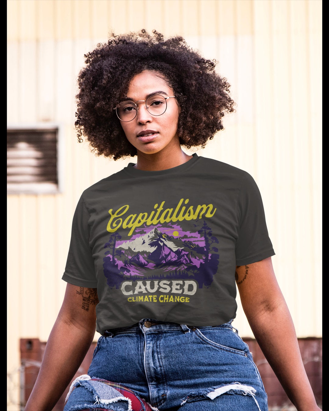 Capitalism Caused Climate Change, Unisex Environmental Justice Activist ...