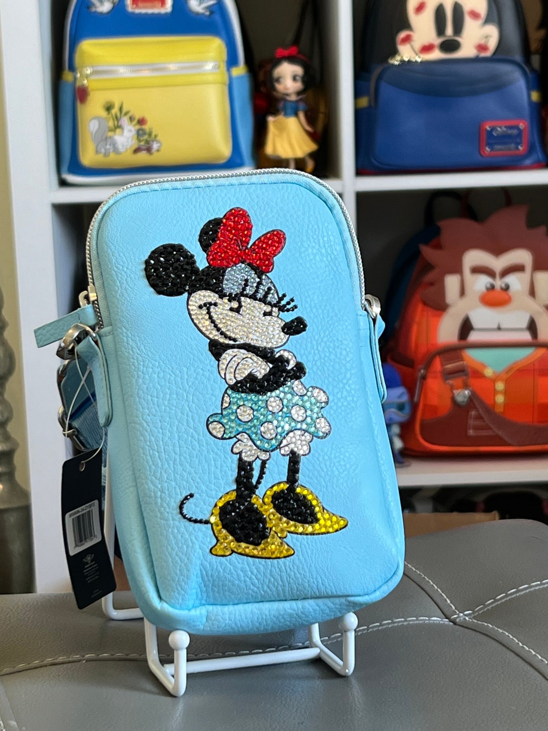 Disney Blinged Minnie Mouse Crossbody Bag - Etsy
