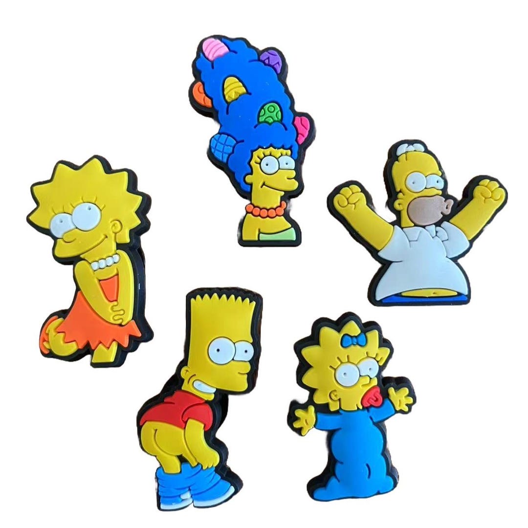 Shoe Charm Simpson Family Funny Character Charms Lisa Bart - Etsy