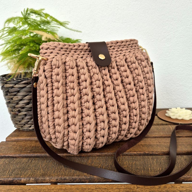 Knit Hand Bag - Etsy