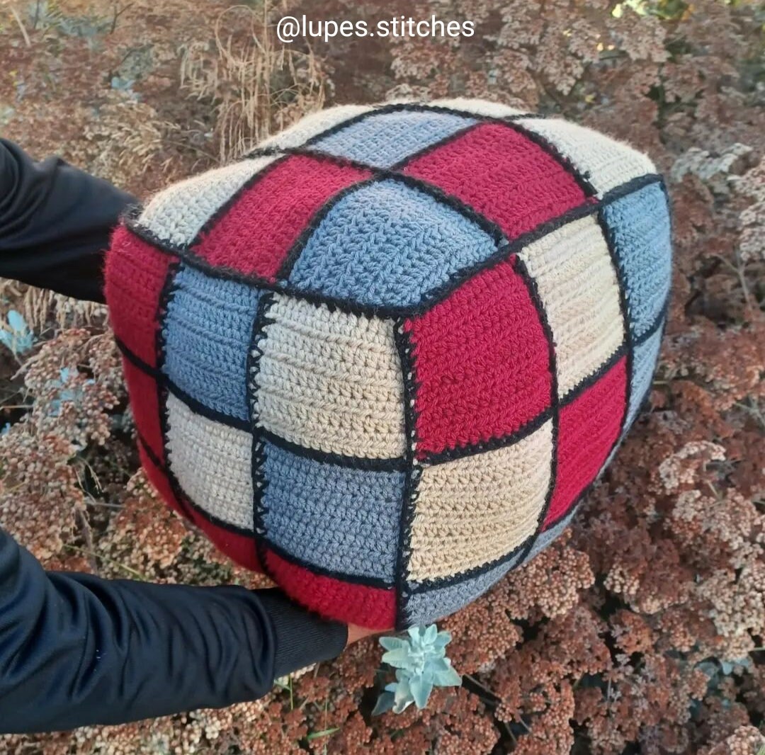 The Cube Pillow Crochet Pattern - Etsy