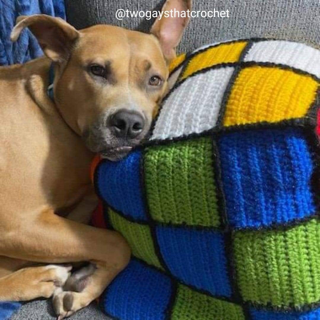 The Cube Pillow Crochet Pattern - Etsy