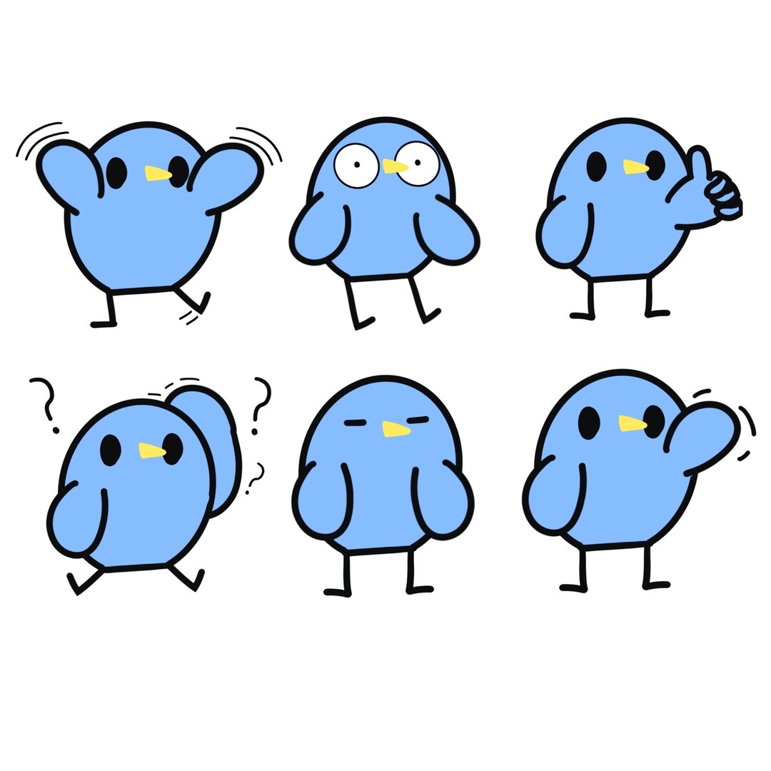 Birdie Discord Emojis/stickers 6 Pack - Etsy Australia