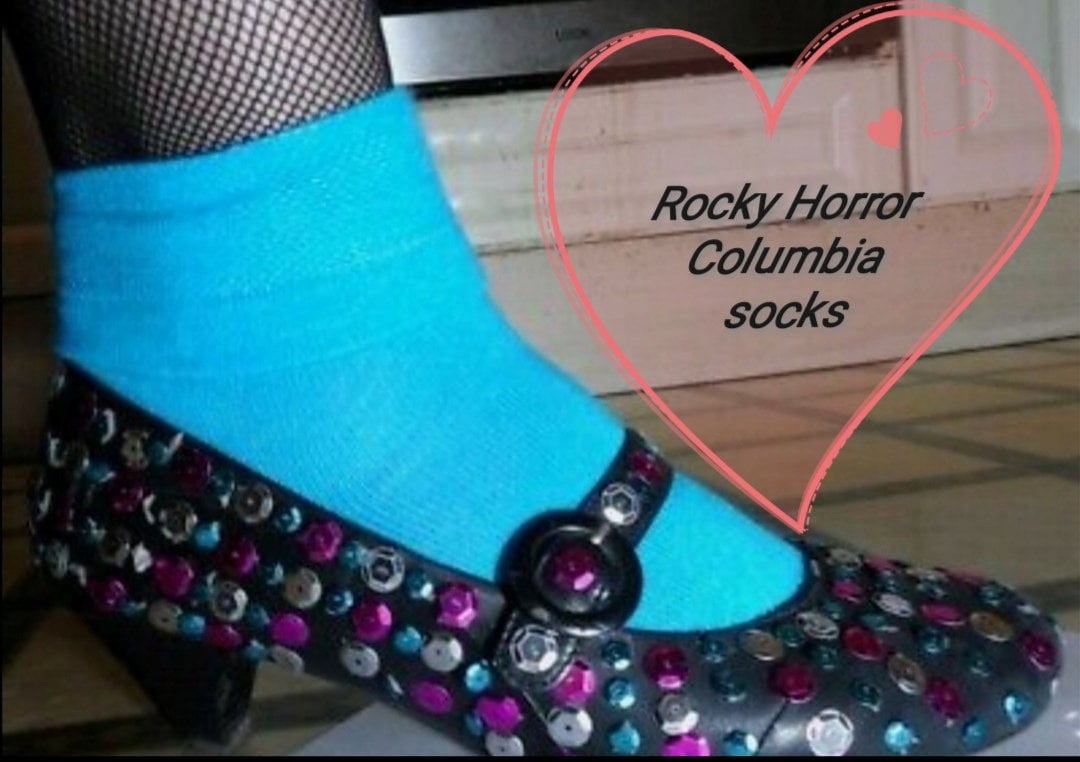 Rocky Horror Columbia Socks Size 4 - 8 Hard to Find Accessory - Etsy
