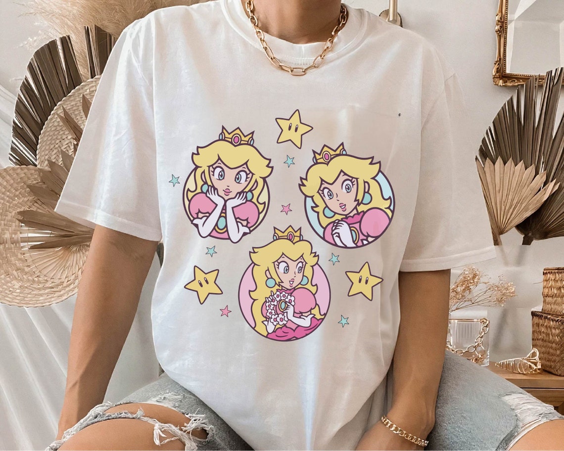 Princess Peach Shirt It's Peach Time Shirtpink - Etsy
