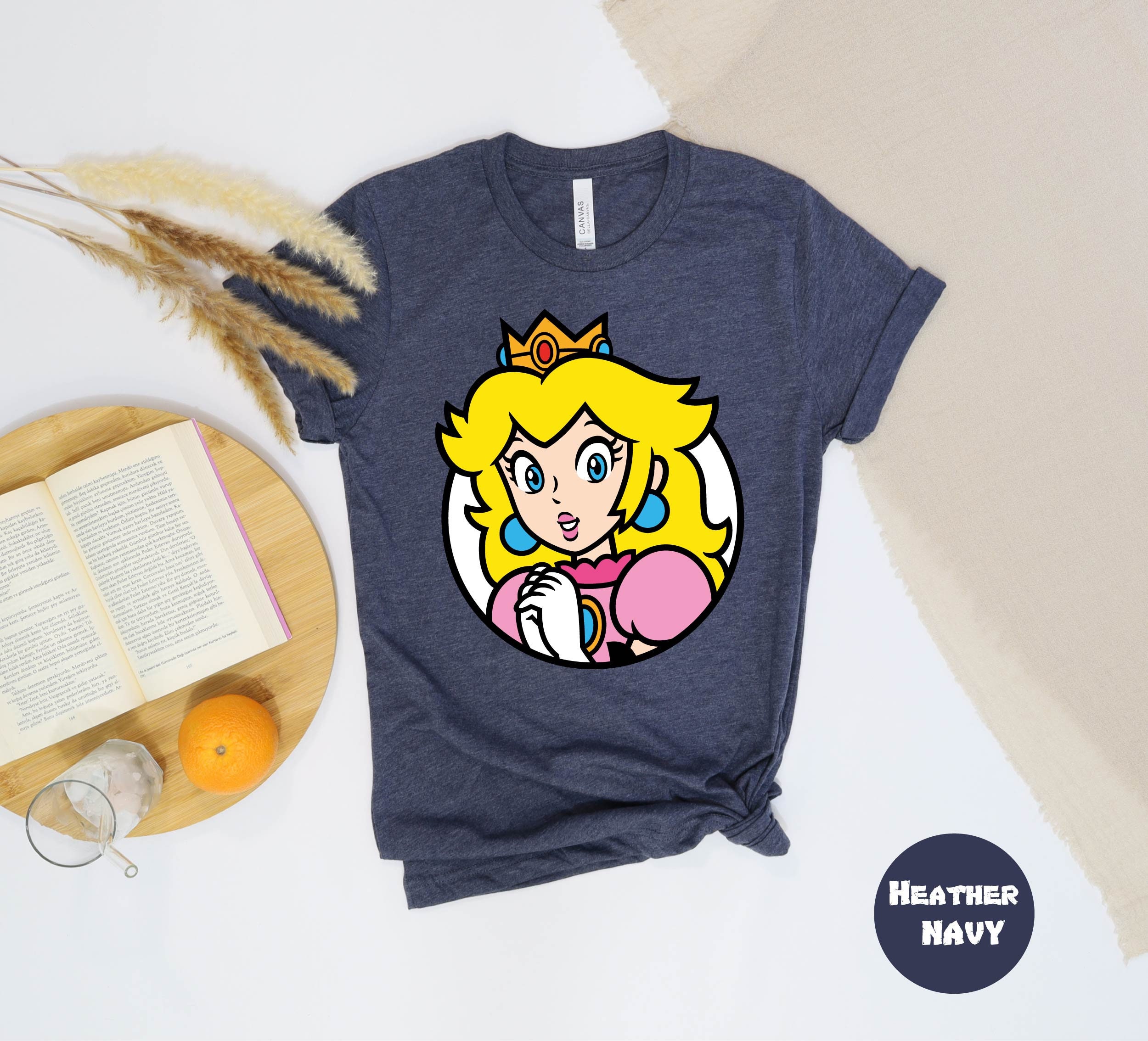 Princess Peach Star Shirt Princess Peach Crown Shirt Feeling - Etsy