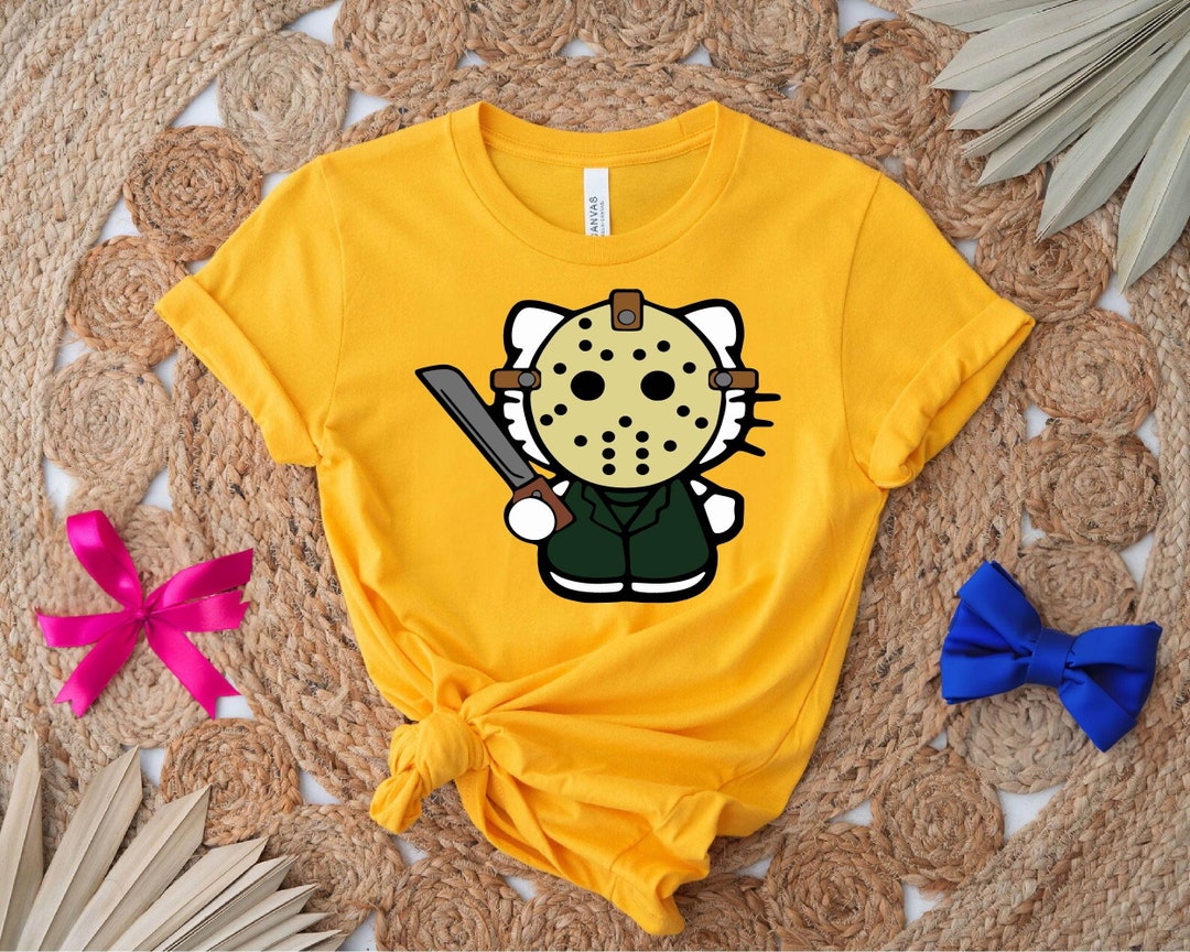 Hello Kitty Jason T-shirt: Halloween Horror Movie Tee - Etsy