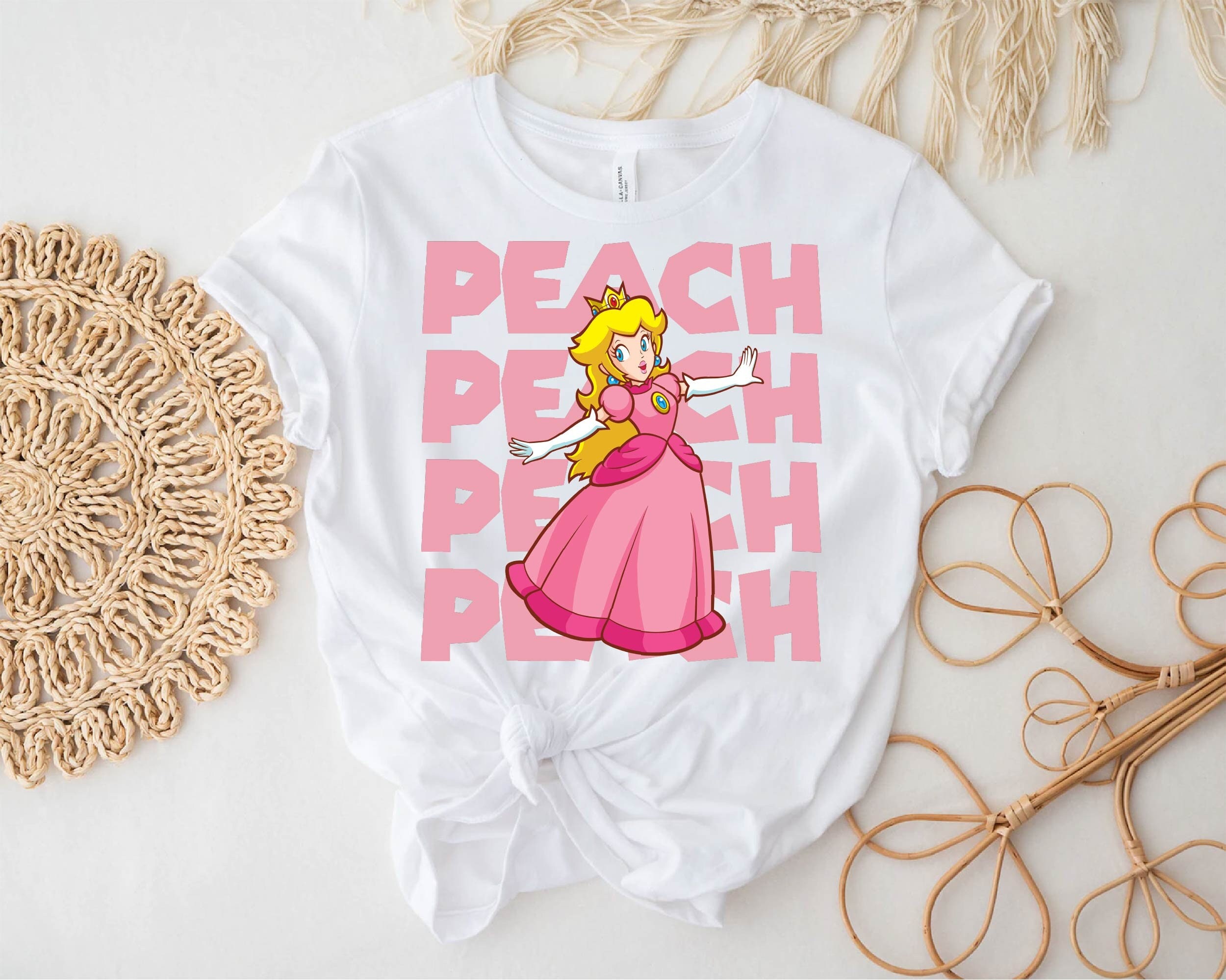 Princess Peach Star Shirt,princess Peach,pink Princess,feeling Peach ...