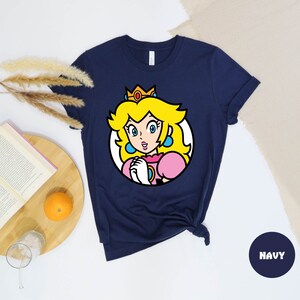 Princess Peach Star Shirt, Princess Peach Crown Shirt, Feeling Peachy ...