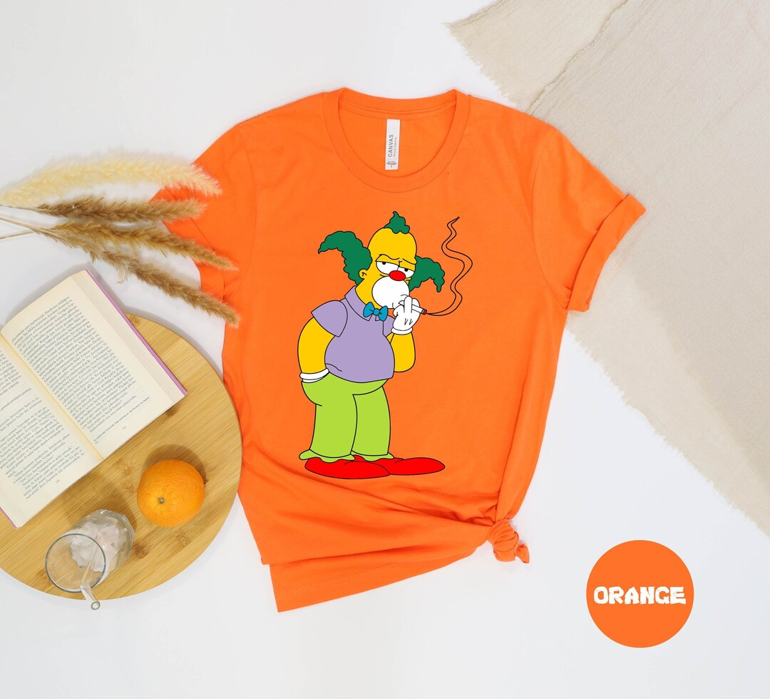 Krusty The Clown Simpsons Tshirt Homer Simpson Shirt Bart Simpson