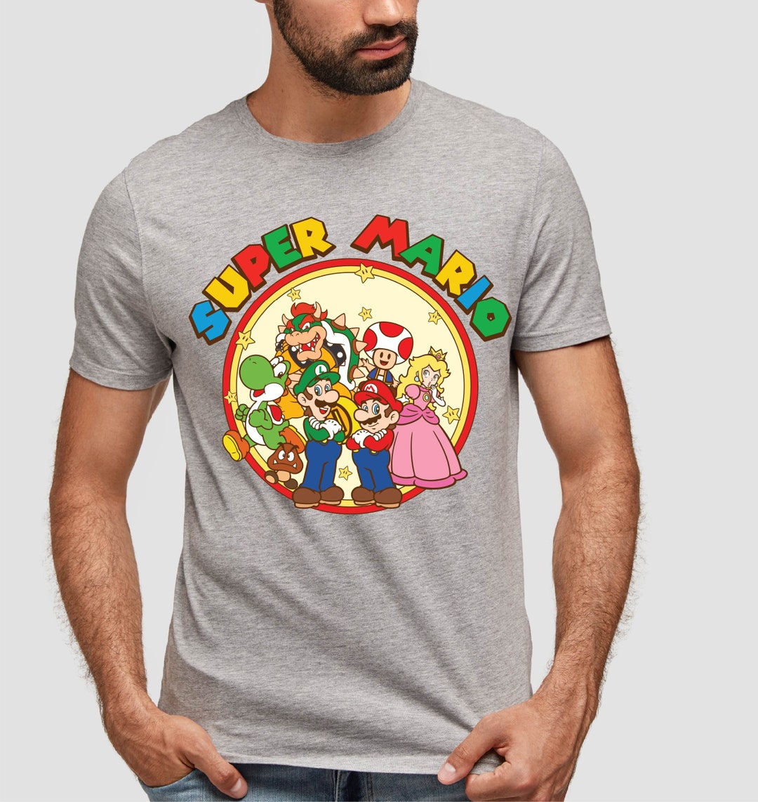 Super Mario Shirt, Super Mario Birthday Shirt, Super Mario Family Shirt ...