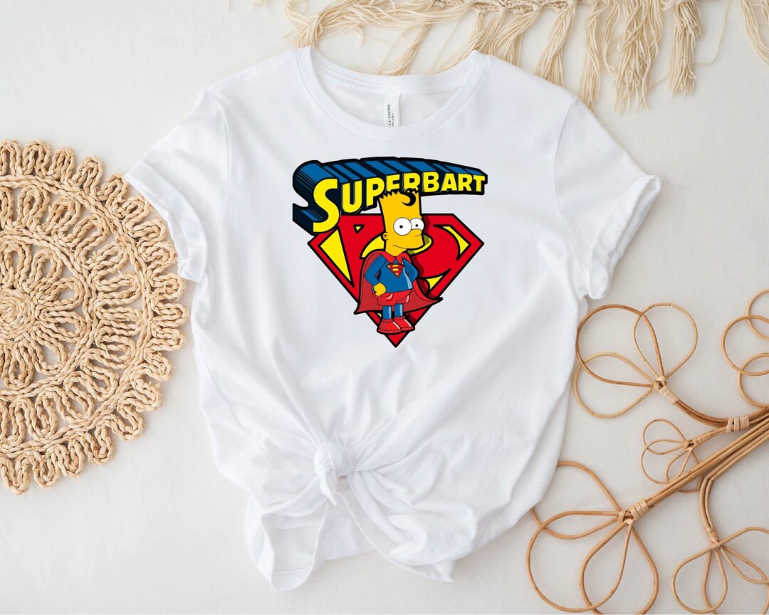 Superbart Simpsons T-shirt: Cartoon Tee, USA Made - Etsy