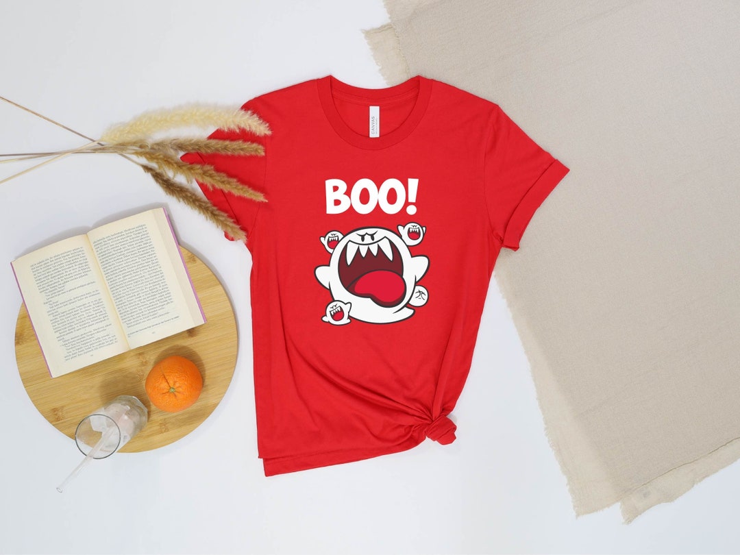 Super Mario Ghosts Boo Shirt, Halloween Gift Shirt, Super Mario Bros ...