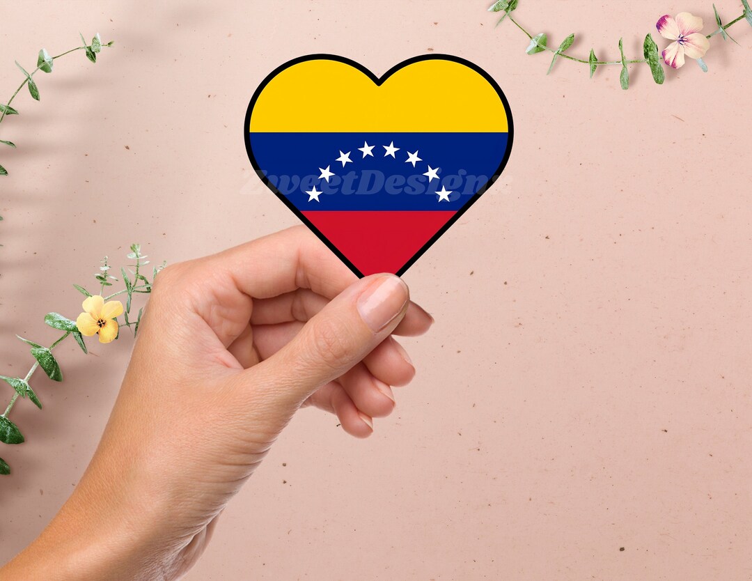 Venezuela Flag Sticker | Venezuelan Sticker | Colorful | International ...