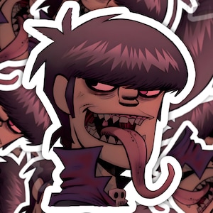 Gorillaz | Sticker | Murdoc Sticker | "demon Days" | Iconic Indie Album ...