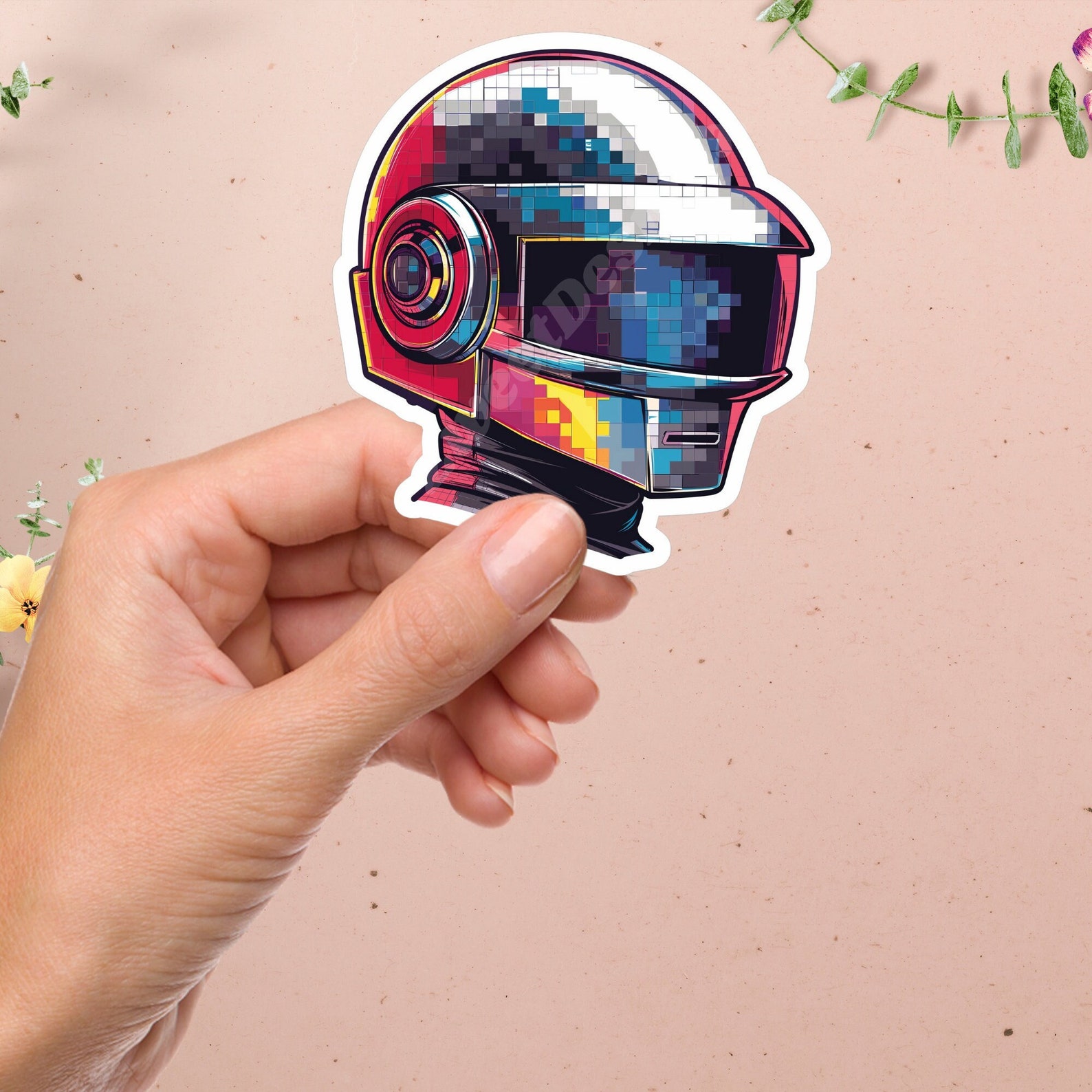 Daft Punk random Access Memories Sticker Iconic Album Art Glossy ...