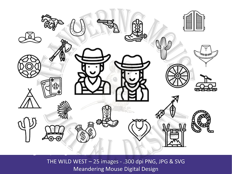 THE WILD WEST - Digi Stamps, Western Images, Kid Cowboy, Child Cowgirl ...