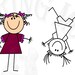 STICK KIDS - Digi Stamp - Etsy